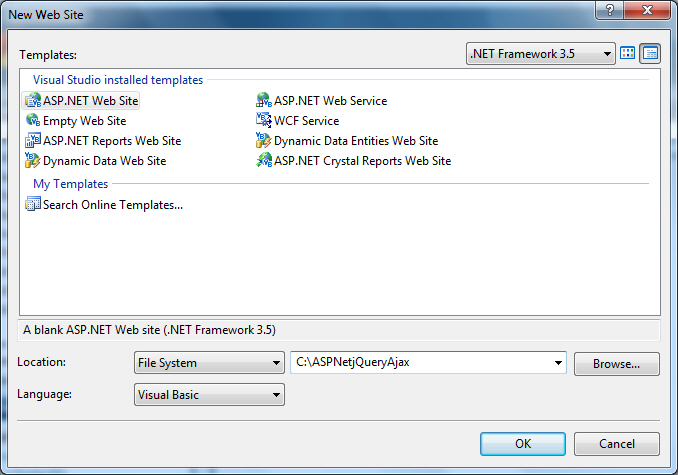 Basic Jquery For Ajax In Aspnet Web Site พื้นฐาน Ajax กับ Aspnet ด้วย