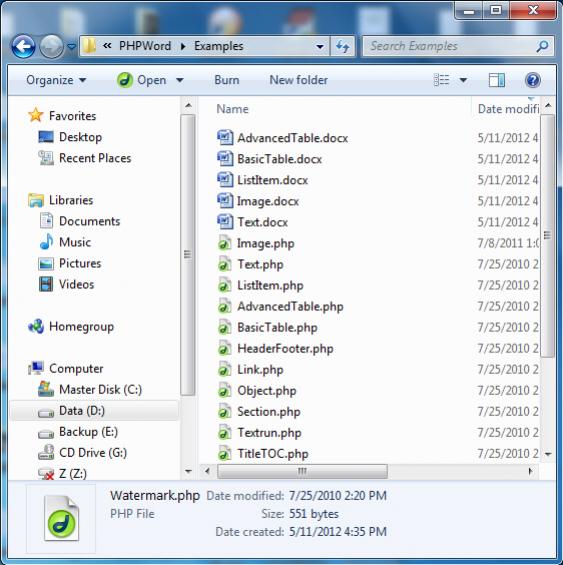 PHPWord Library สร้างไฟล์ Word Document ด้วย PHP (Word 2003 , Word 2007) PHPWord Library สร้างไฟล์ Word Document ด้วย PHP (Word 2003 , Word 2007)