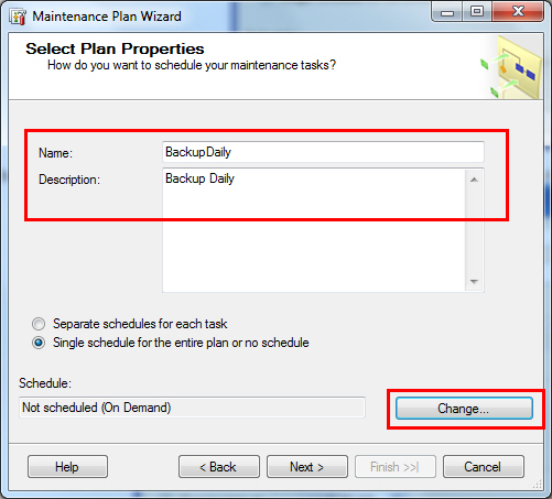 Backup SQL Server 2008 Auto Schedule Task