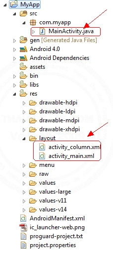 Android Listview แบบ Custom Layout แสดงข้อมูล Listview หลายคอลัมบ์ Multiple Column