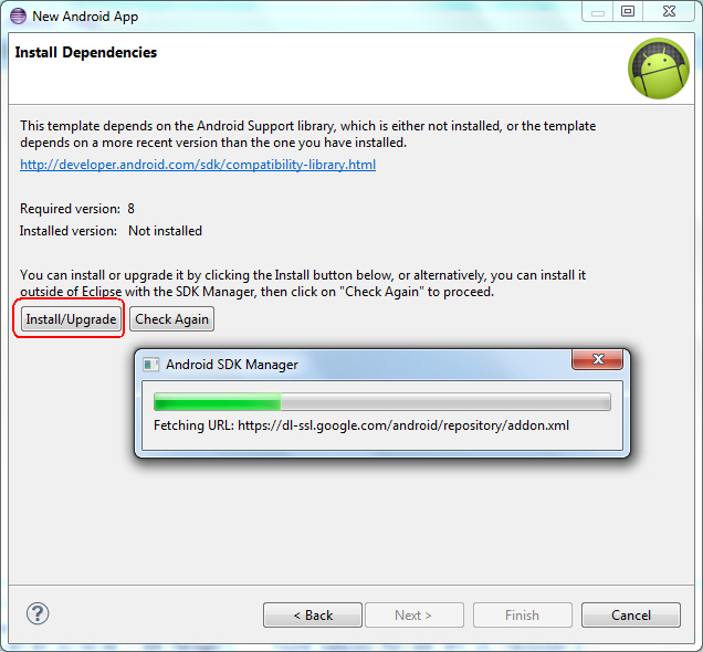สร้างโปรเจค Android Create New Project บนโปรแกรม Eclipse Android Project