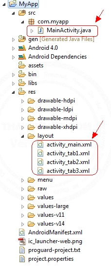 Android And Custom Tabs Menu Tabhost Tabwidget