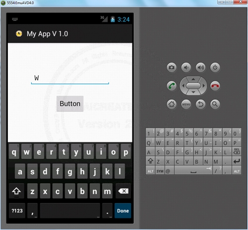 Password Edittext Android Widgets Example 4211