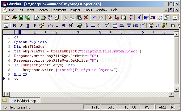 Aspvbscript Isobject 6388