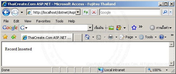 C Aspnet Microsoft Access Addinsert Record 3734