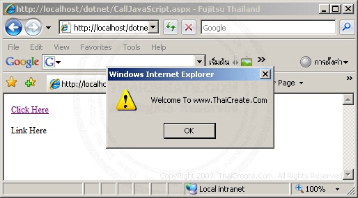 Aspnet Call Javascript Function