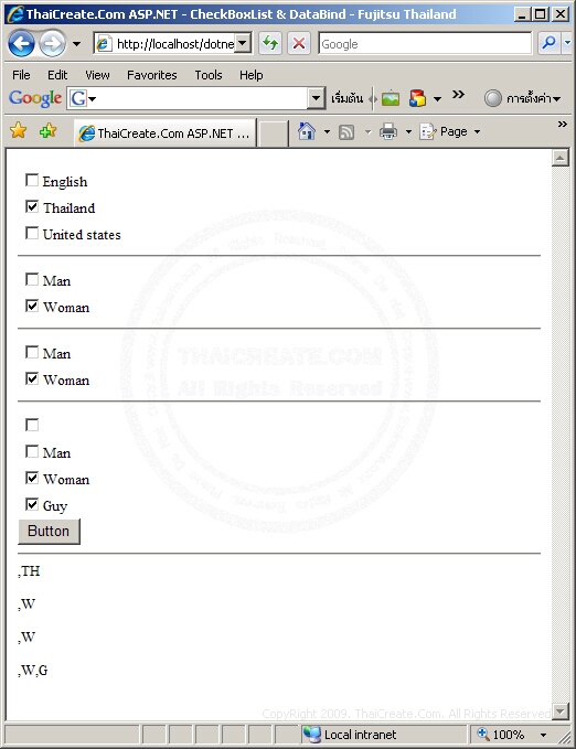 C Aspnet Checkboxlist And Databinding 7728