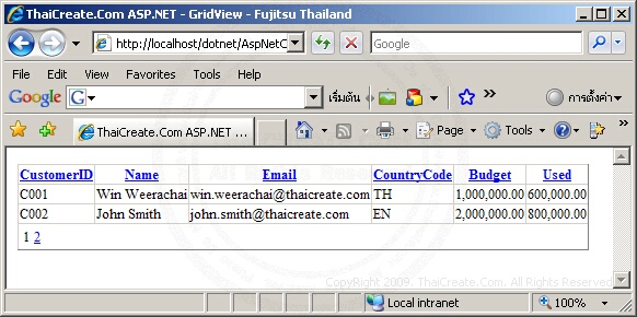 C Aspnet Csv And Gridview 0979