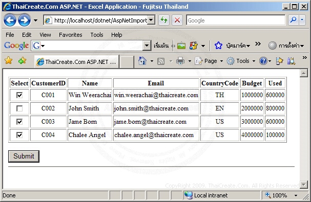 Aspnet Import Excel To Database Excel Application 3101