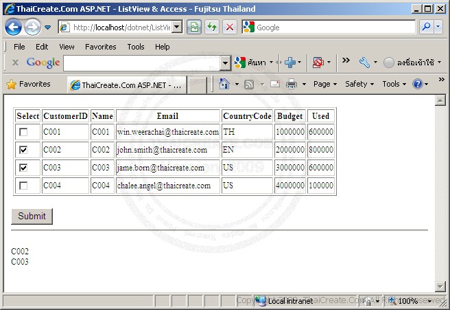 Aspnet Listview Control Microsoft Access Mdb Systemdataoledb 3721