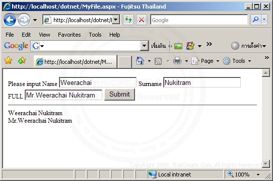 Aspnet Web Control And Html Control