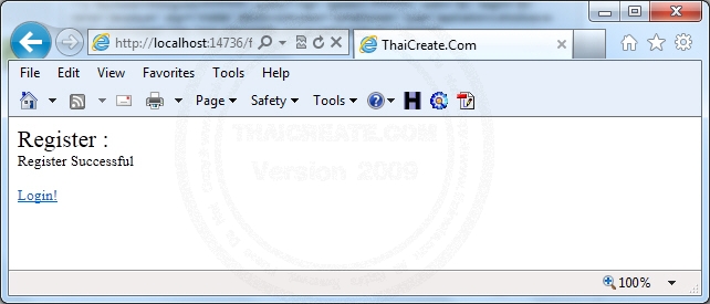 Aspnet Register Login Form Reset Password Update Profile Vbnet