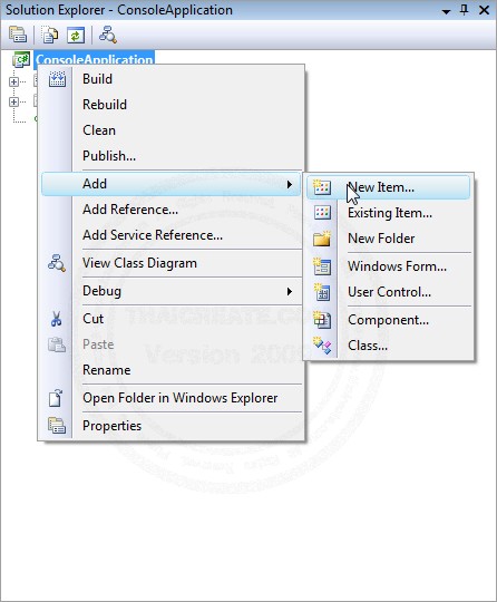 Net Console Application เขียนโปรแกรมบน Console Application ด้วย Net Framework