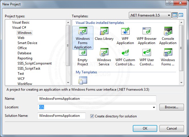 C Net Windows Form Application เขียนโปรแกรมบน Windows Form