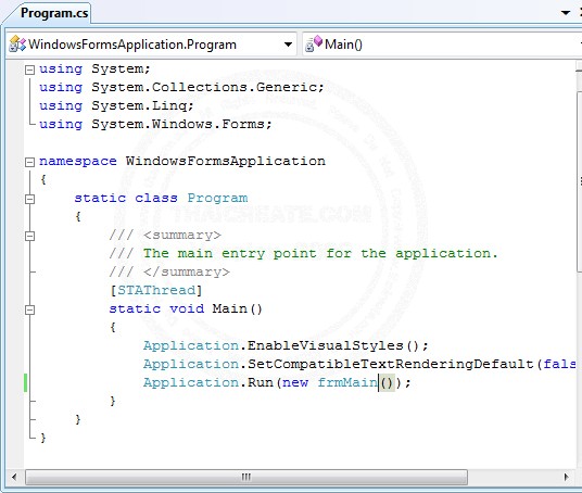 C Net Windows Form Application เขียนโปรแกรมบน Windows Form Application ด้วย Net Framework