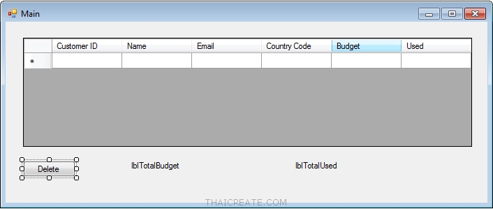 Windows Form ตอนที่ 6 Delete Data Linq Entity Framework 8895