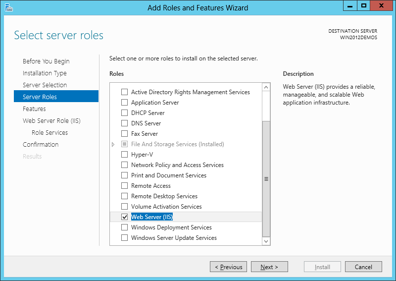 Config Asp Classic Iis8 Windows Server 2012 Asp Active Server Pages