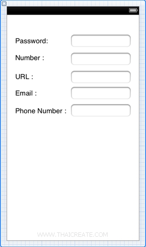 Iosiphone Hide Input Keyboard And Validate Text Field Password