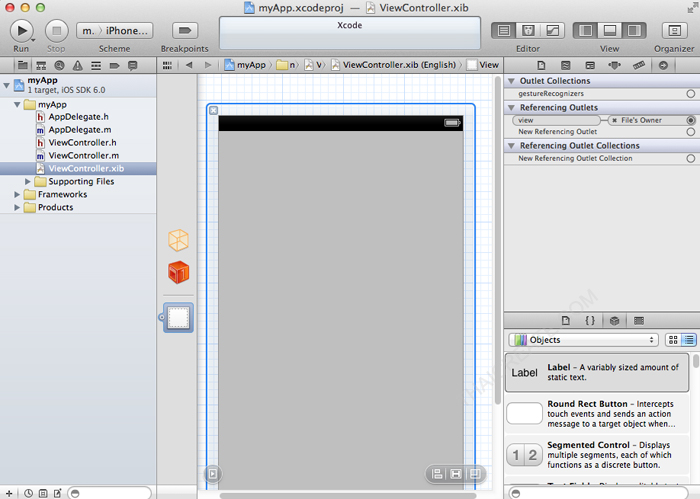 การเขียน Coding ด้วยภาษา Objective C กับการแสดงผลง่าย ๆ บน Ios Iphoneipad