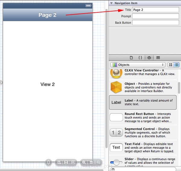 Iosiphone Storyboard Segue And Push Action Segues Objective Ciphoneipad