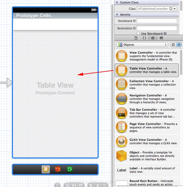Iosiphone Table View Controller And Storyboard Uitableviewcontroller 9324