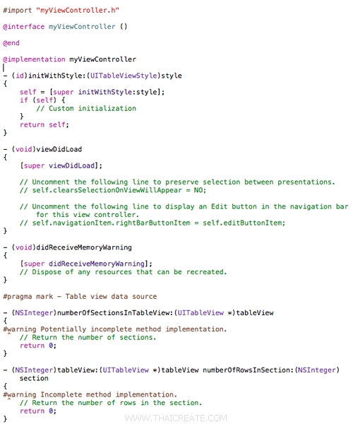 Iosiphone Table View Controller And Storyboard Uitableviewcontroller