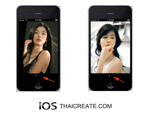 Iosiphone Page Control And Image View Uiimageview Objective C Iphone Ipad