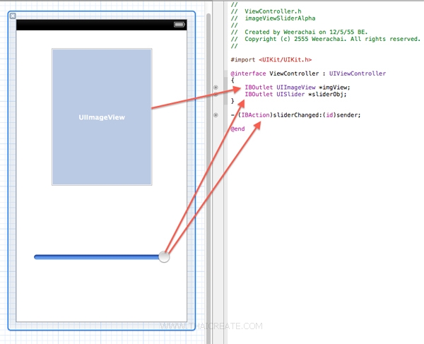 Iosiphone Set Image Alphaopacity With Slider Uiimageview And Uislider