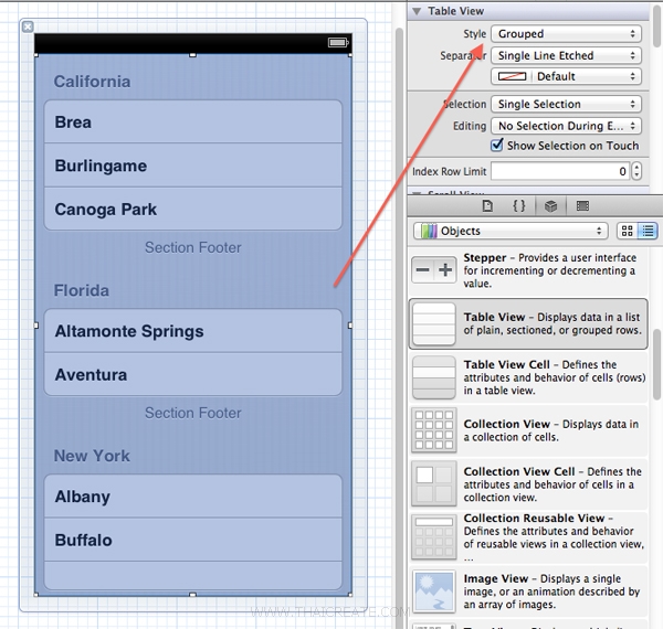 Iosiphone Table Viewuitableview Sections From An Nsarray