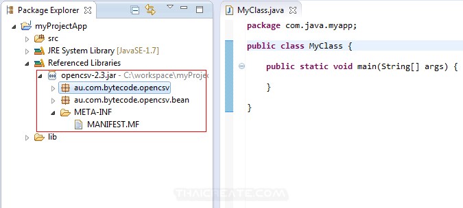 Eclipse Add Jar Library ใช้งาน External Library บน Eclipse ในภาษา Java