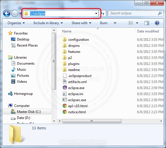 การติดตั้ง Eclipse สำหรับเขียน Java Install Eclipse Ide For Java