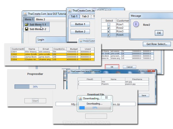 Java GUI Example Windows and Form Java GUI Example Windows and Form