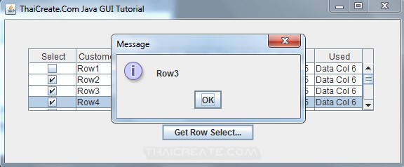 How To Use Java Gui Jtable Check Box Jcheckbox In Jtable Cell 4428