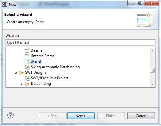 How To Use Java Gui Create Menu And Open Another Panel Layout