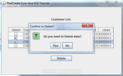Java Gui Delete Multiple Records Using Jtablecheckbox 9108