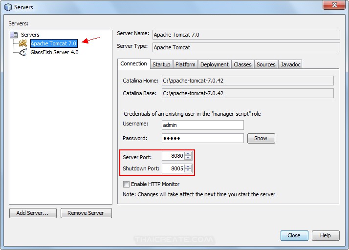 การติดตั้งและ Config โปรแกรม Netbeans Ide กับ Server Apache Tomcat