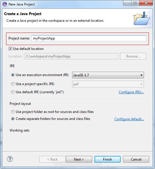 Java Project Package Name And Class Multiple Class