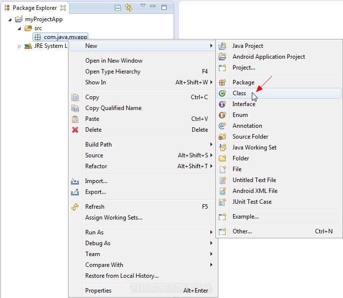 Java Project Package Name And Class Multiple Class