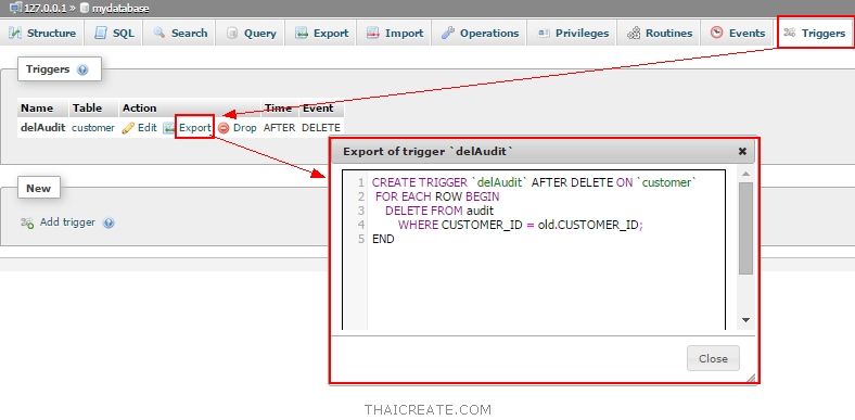 ตอนที่ 17 การ Exportimport Stored Procedure View Function Trigger บน Mysql