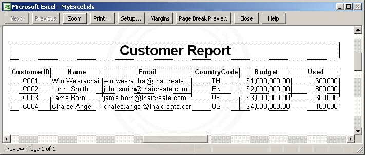 Php Export Database To Excel Reportprint Format Excelapplication 8115