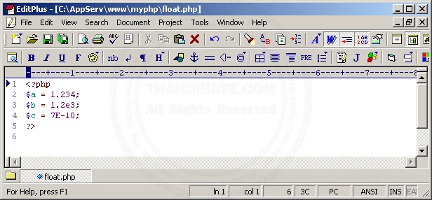 Php Float