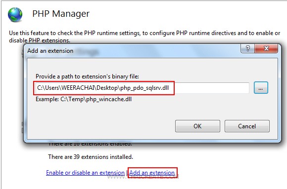 Php Iis And Sql Server Pdosqlsrv Configuration And Settings