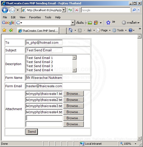 Php Sending Email Multiple Array Upload Form And Attachment File