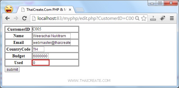 Php Mysql Editupdate Data Recordmysqli