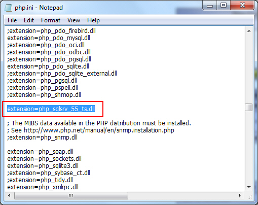 Php Config ให้รองรับ Sqlsrv และ Pdosqlsrv เพื่อใช้กับ Sql Server Database Xamppapache 7996