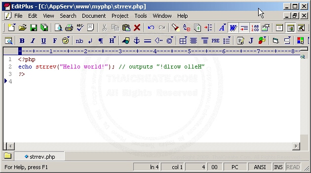 Php Strrev 7550