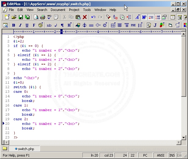 Php Switch Case Statement 3409