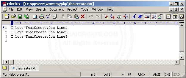 Php Fopenfwrite Write Text File