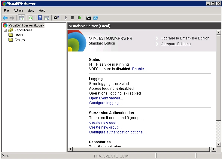 ตอนที่ 2 Svn ติดตั้ง Visualsvn Server เก็บ Version Control สร้าง
