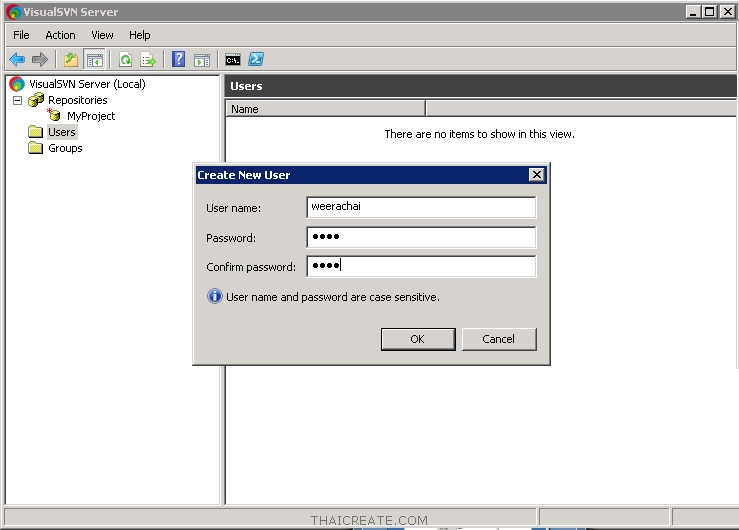 ตอนที่ 2 Svn ติดตั้ง Visualsvn Server เก็บ Version Control สร้าง Project และ User